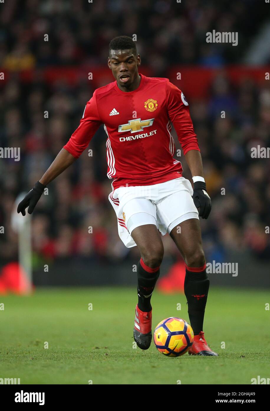 Manchester United's Paul Pogba in action during the Premier League ...