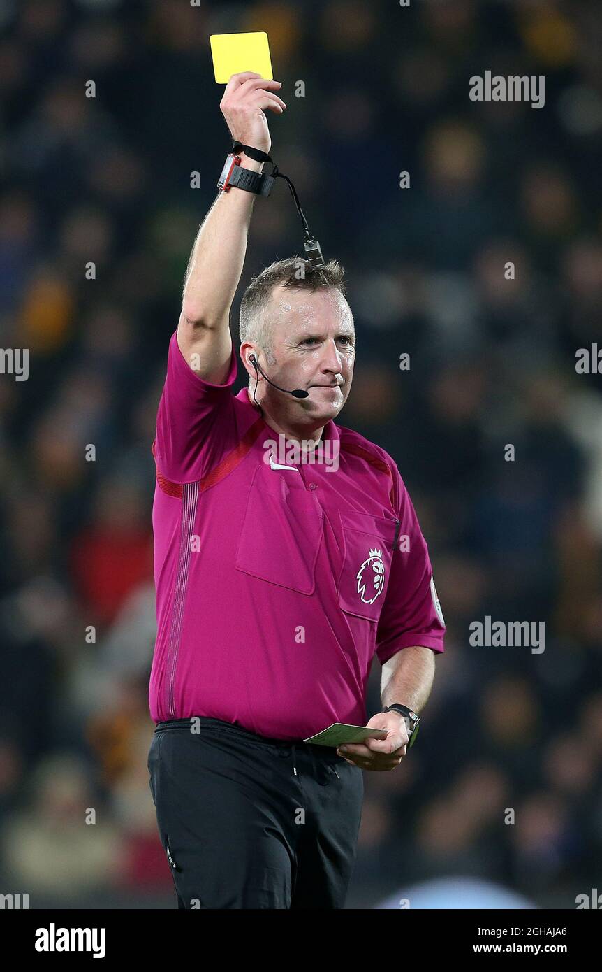 Referee Jonathan Moss during the English Premier League match at the ...