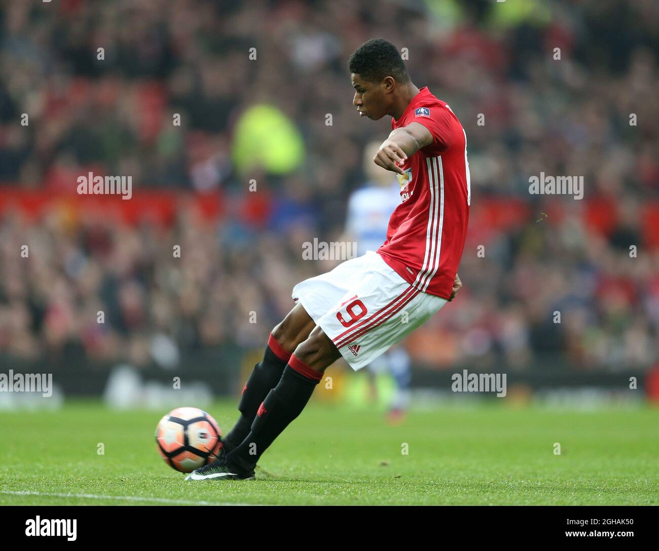 Marcus Rashford of Manchester United during the FA Cup third round ...