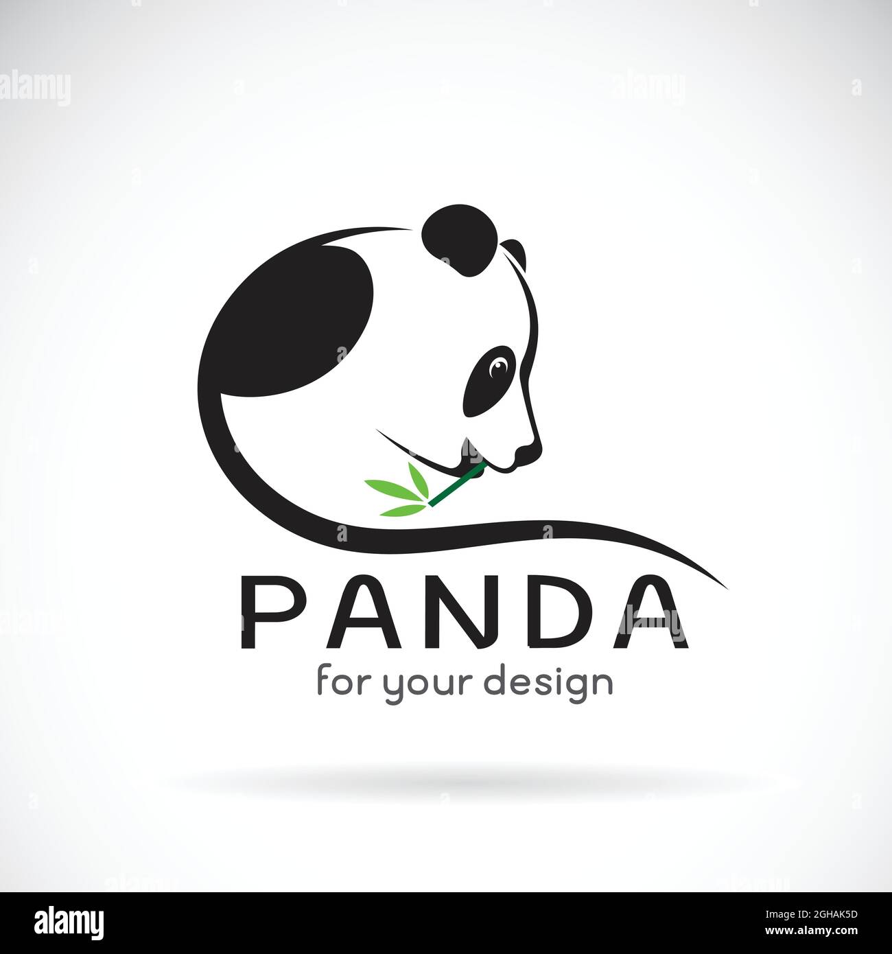 Panda logo vector hi-res stock photography and images - Alamy