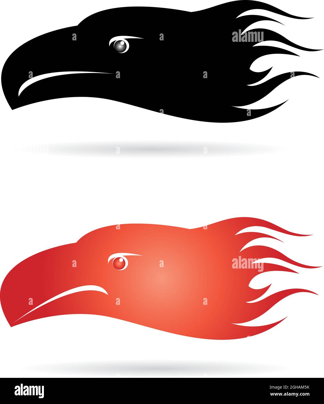 Eagle head. EPS 10 vector illustration. Easy editable layered vector ...