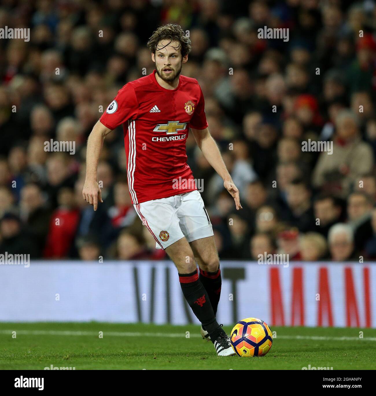 Daley Blind of Manchester United during the English Premier League ...