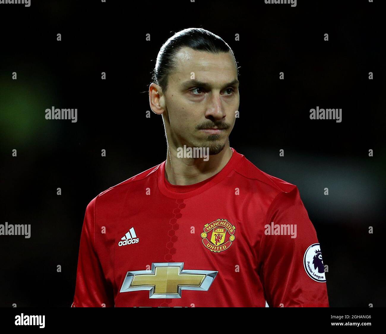 Zlatan Ibrahimovic of Manchester United during the English Premier ...