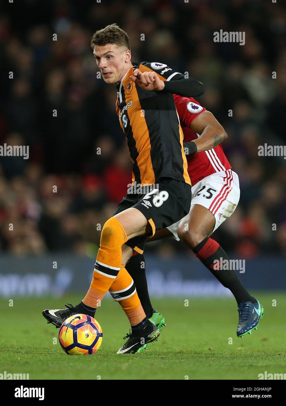 Josh Tymon of Hull City during the English Premier League match at Old ...