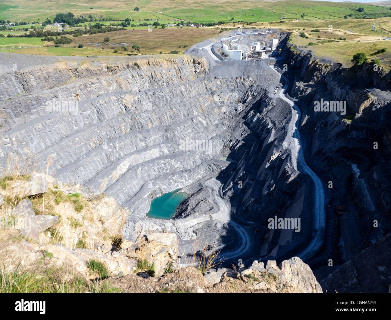 Helwith Bridge quarry in the Yorkshire Dales, UK Stock Photo - Alamy