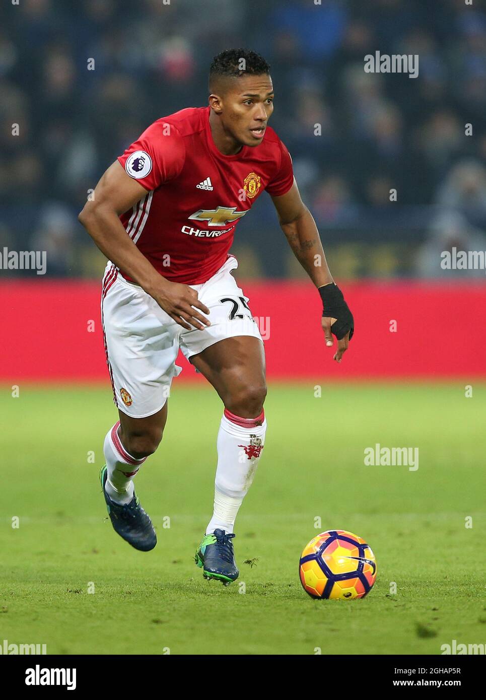 Manchester United's Antonio Valencia in action during the Premier ...