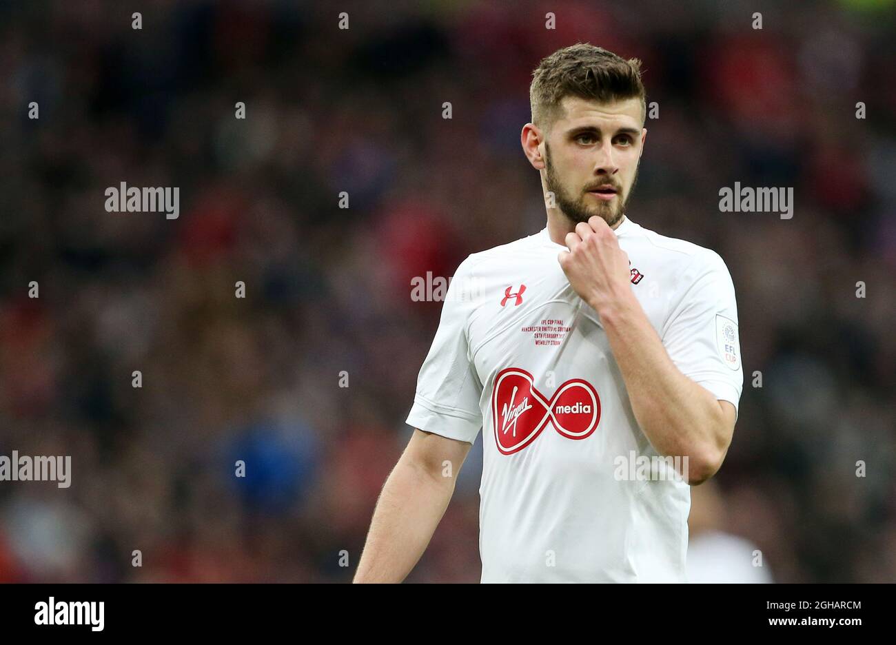 Southampton's Jack Stephens in action during the EFL Cup Final match at ...