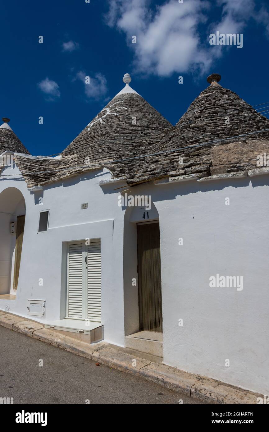 Alberobello, Puglia, Italy. Alberobello is a city in Puglia, Italy. It ...