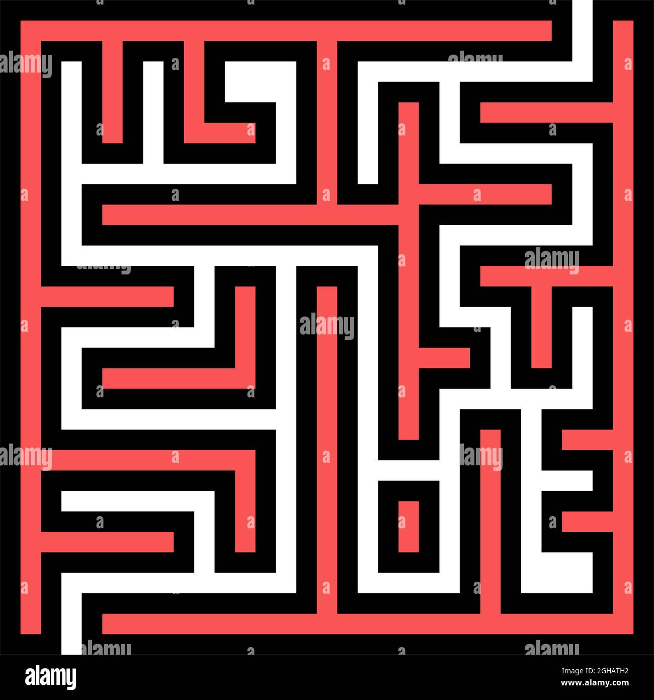 maze labyrinth ancient greece color icon vector illustration Stock ...