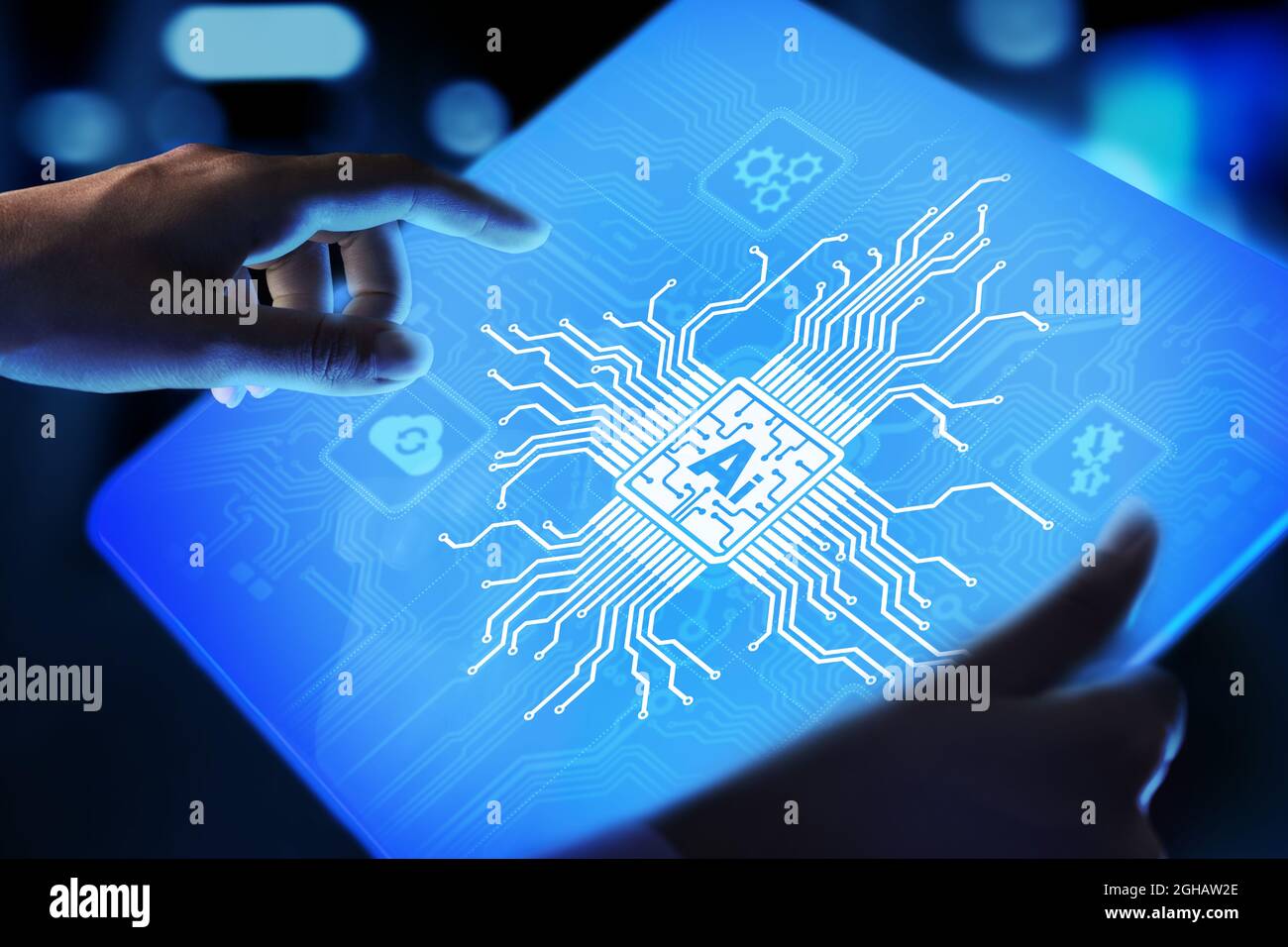 Ai Artificial Intelligence Machine Learning Big Data Analysis And Automation Technology In