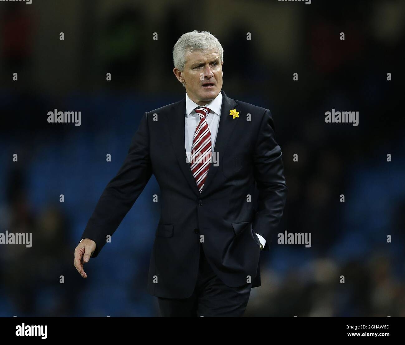Manchester city manager mark hughes hi-res stock photography and images ...