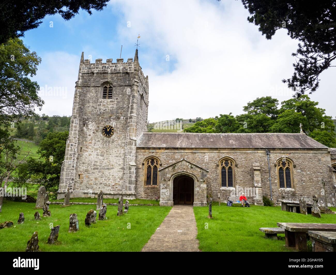 Arncliffe church hi-res stock photography and images - Alamy