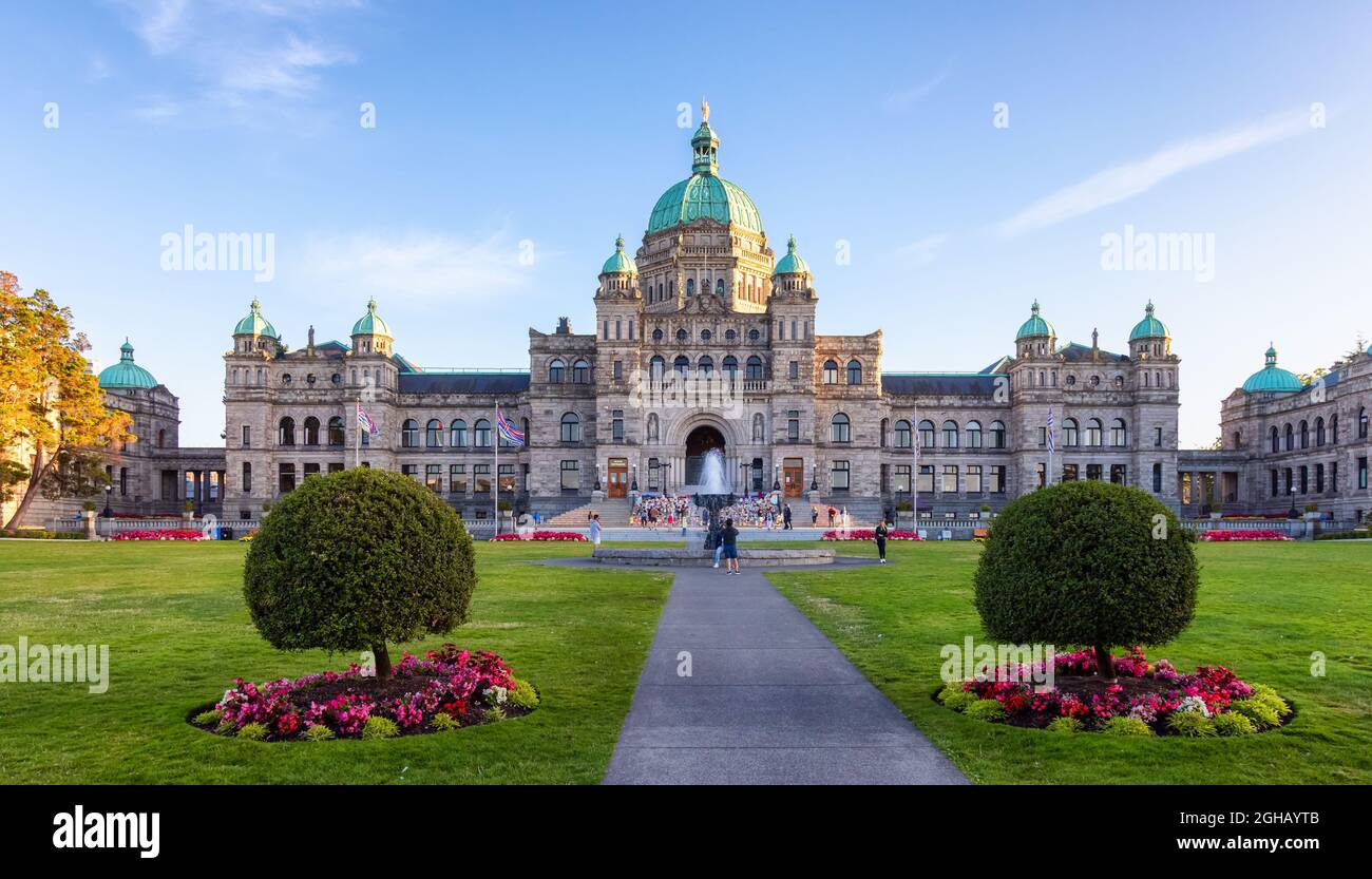 Legislative Assembly of British Columbia in the Capital City Stock ...
