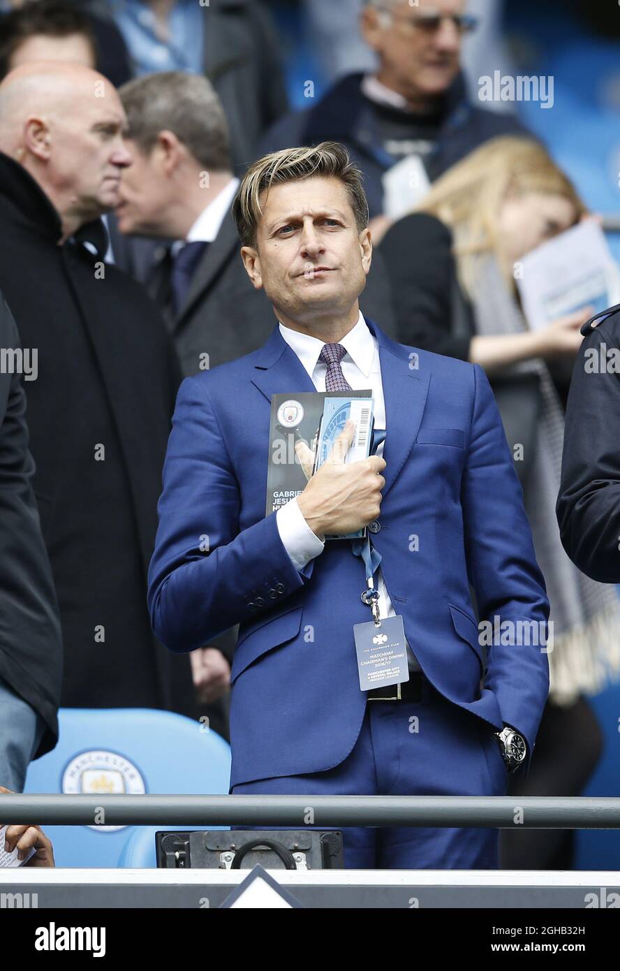 Crystal Palace owner Steve Parish during the English Premier League ...