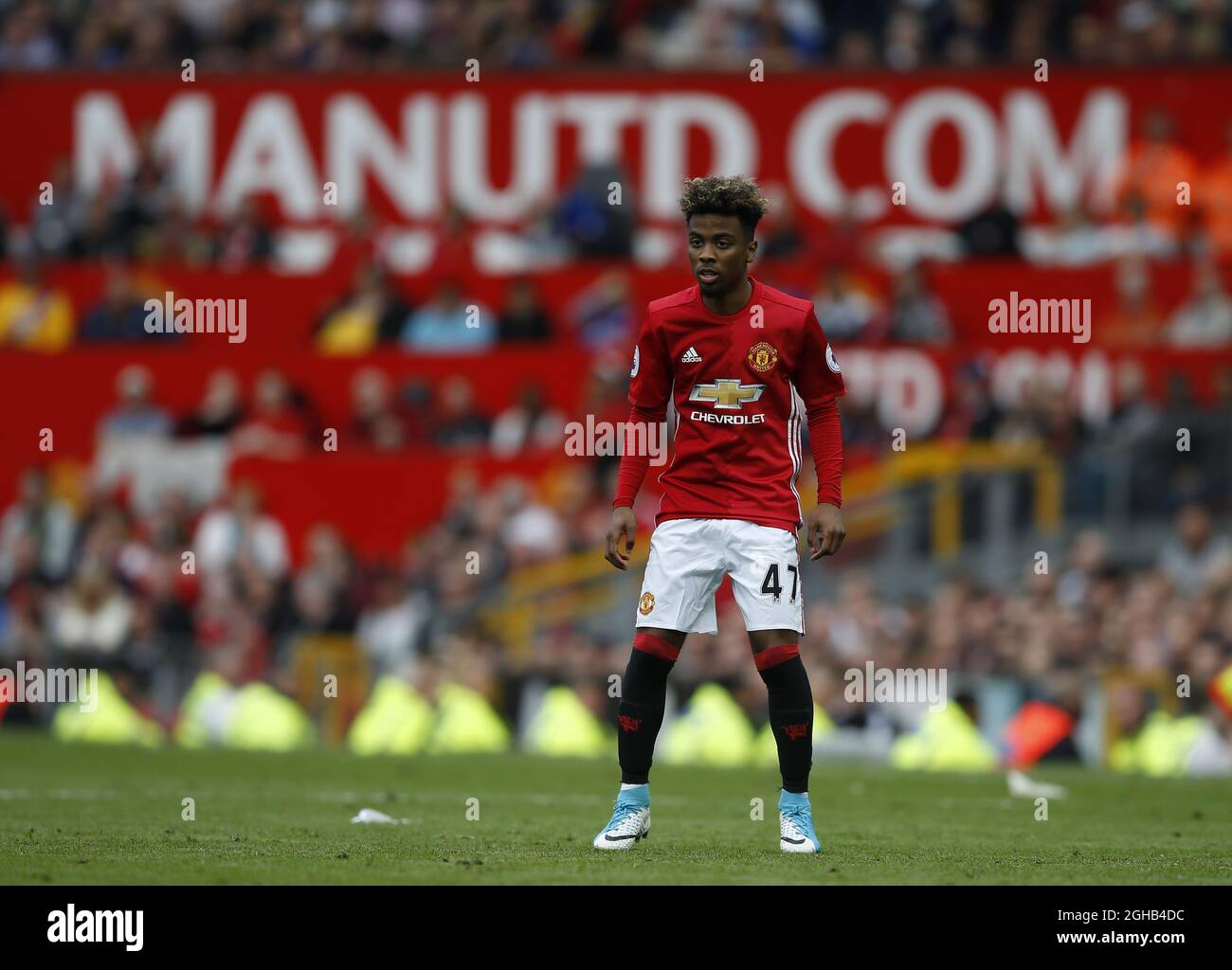 Angel Gomes of Manchester United during the English Premier League ...