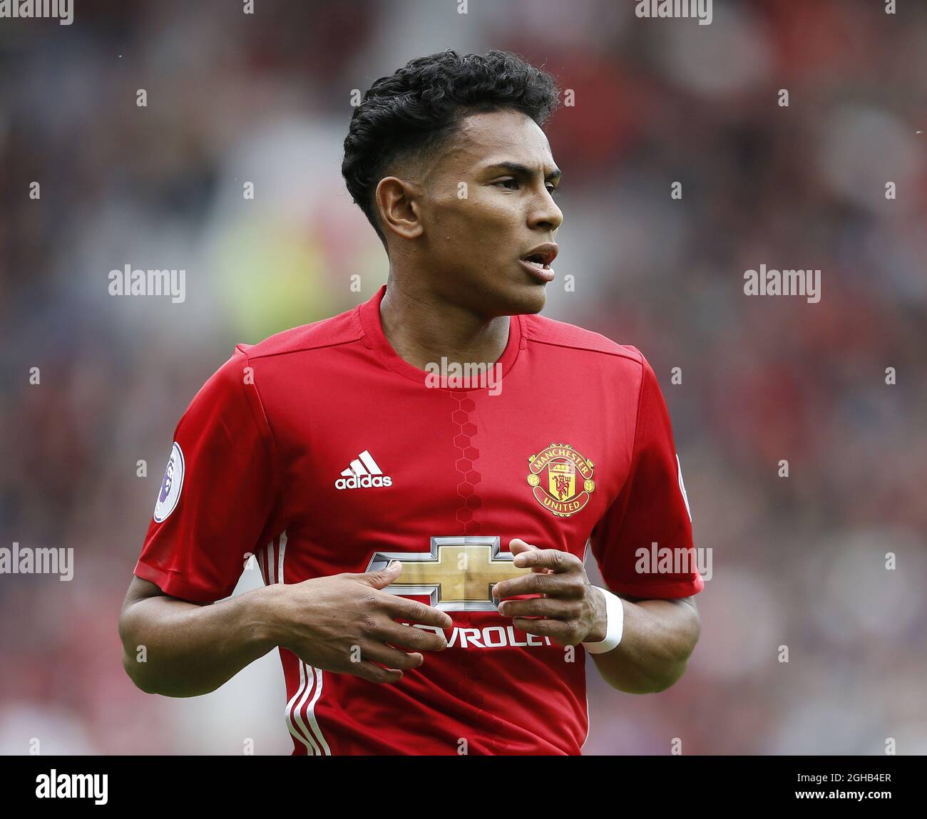 Demitri Mitchell of Manchester United during the English Premier League ...