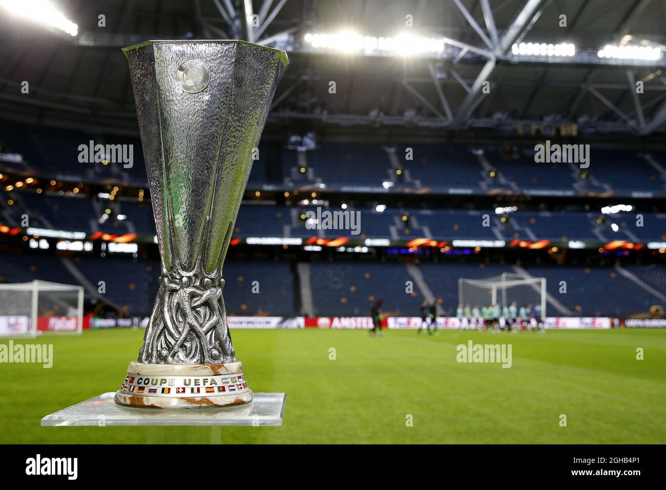 Europa league trophy hi-res stock photography and images - Alamy