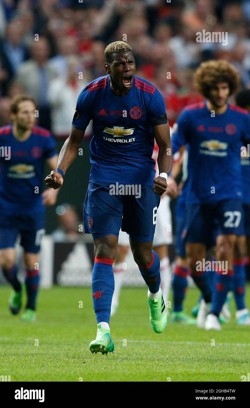 during the UEFA Europa League Final match at the Friends Arena ...