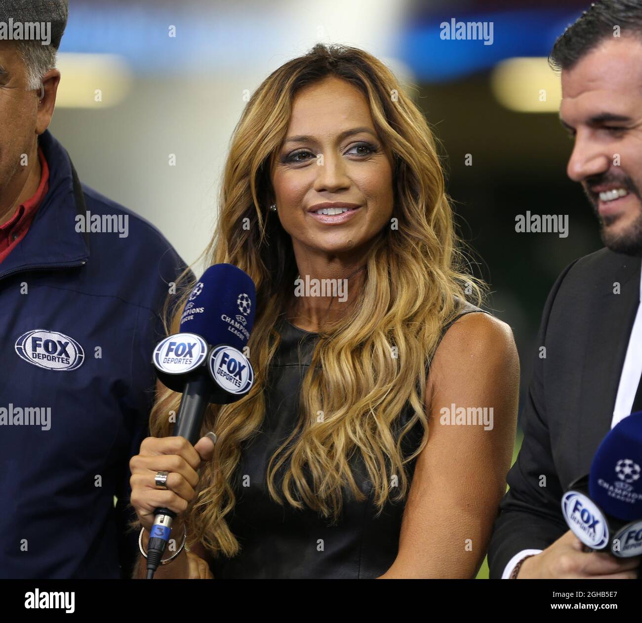 Fox Soccer Anchor Kate Abdo during the Champions League Final match at ...