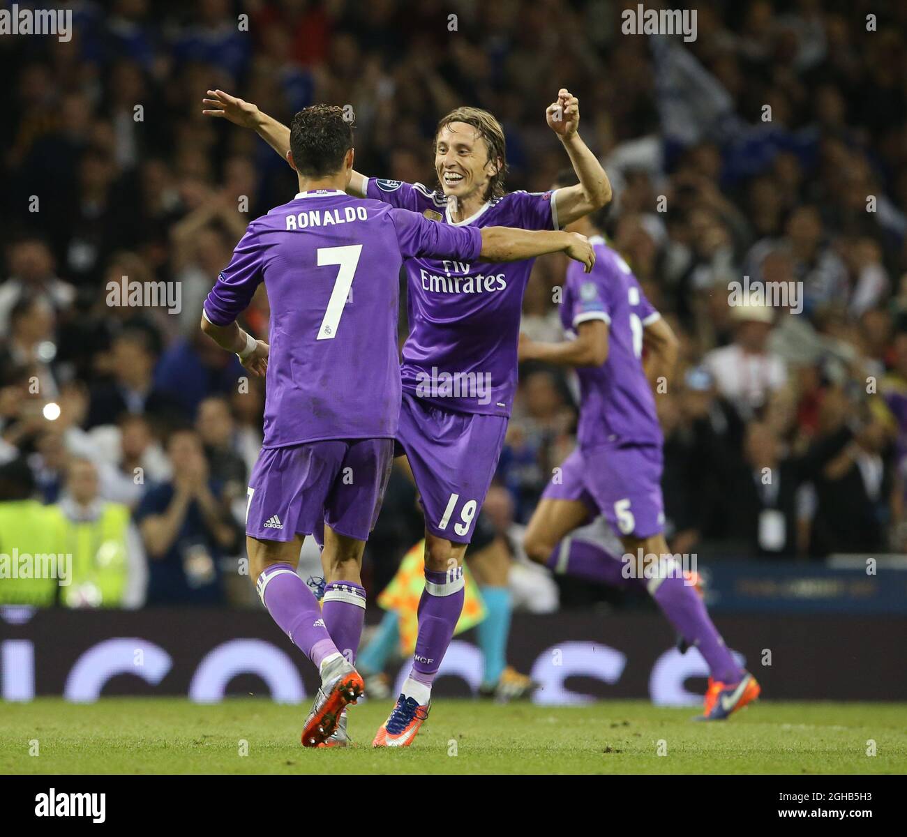 Cristiano ronaldo luka modric hi-res stock photography and images - Alamy