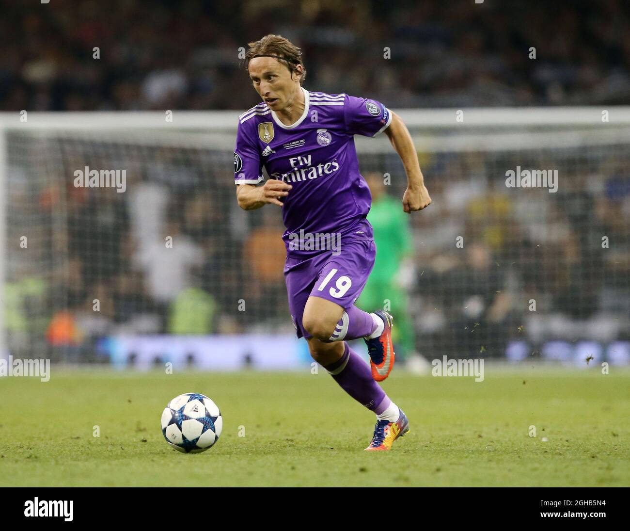Luka modric in action during hi-res stock photography and images - Alamy