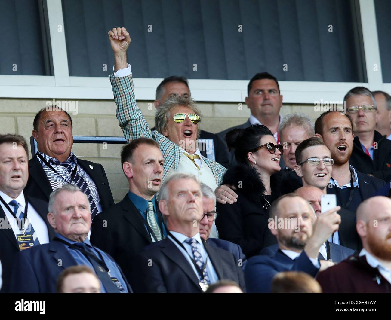 Rod stewart at scotland match hi-res stock photography and images - Alamy
