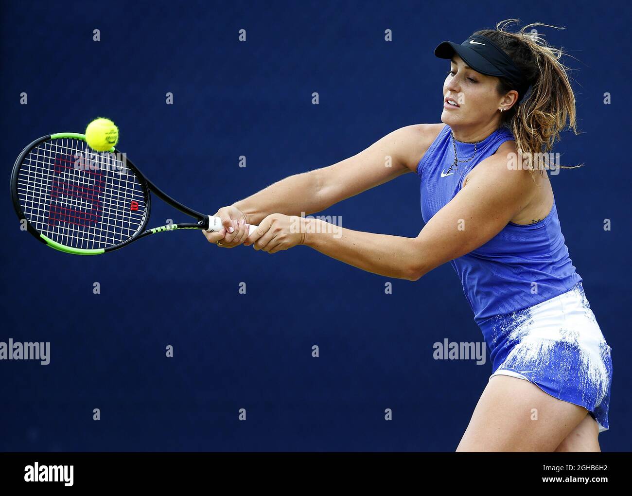Laura Robson of Great Britain during the AEGON Nottingham Open Ladies ...