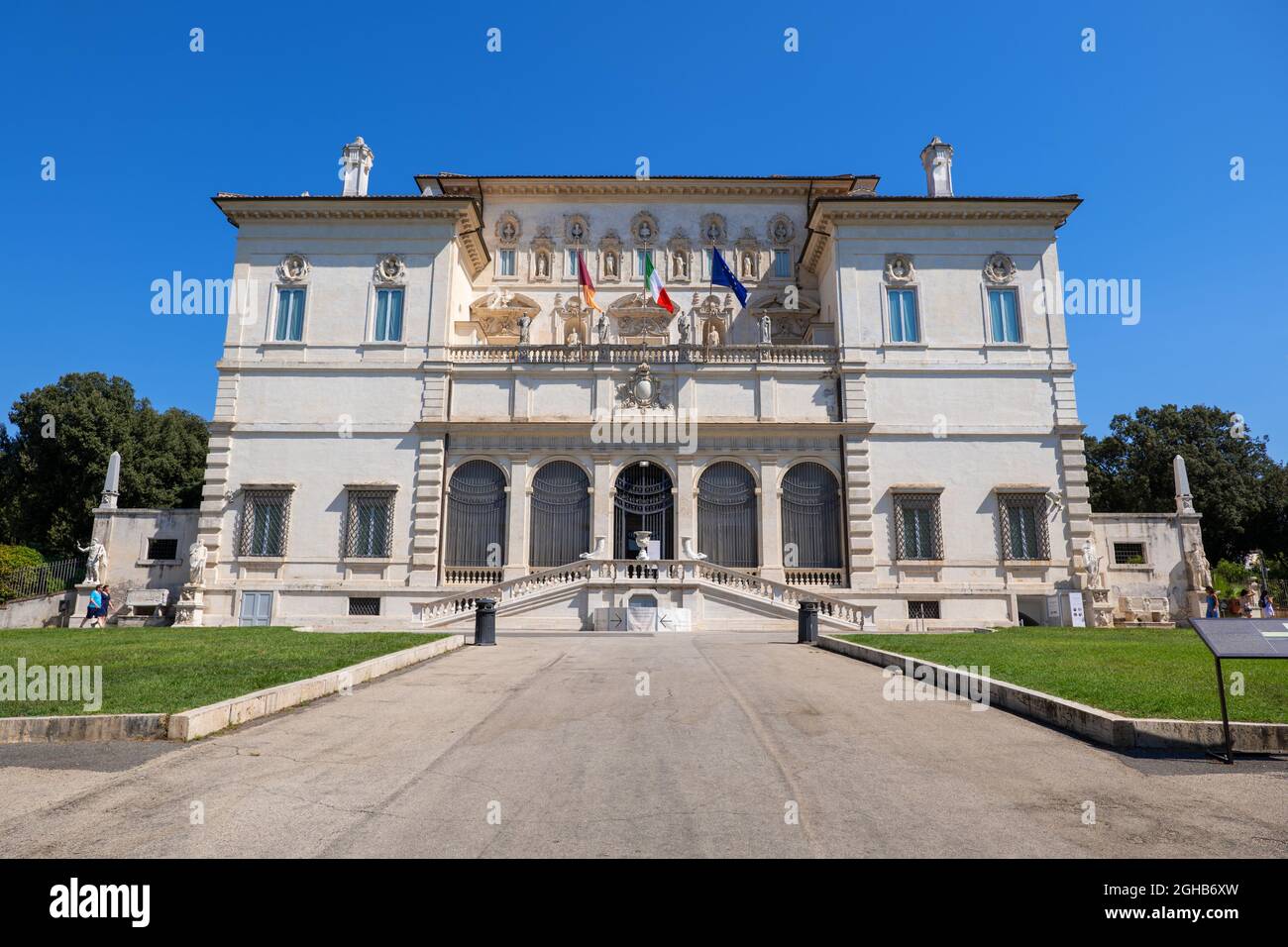 Rome, Italy - September 8, 2020: Borghese Gallery and Museum, Villa ...