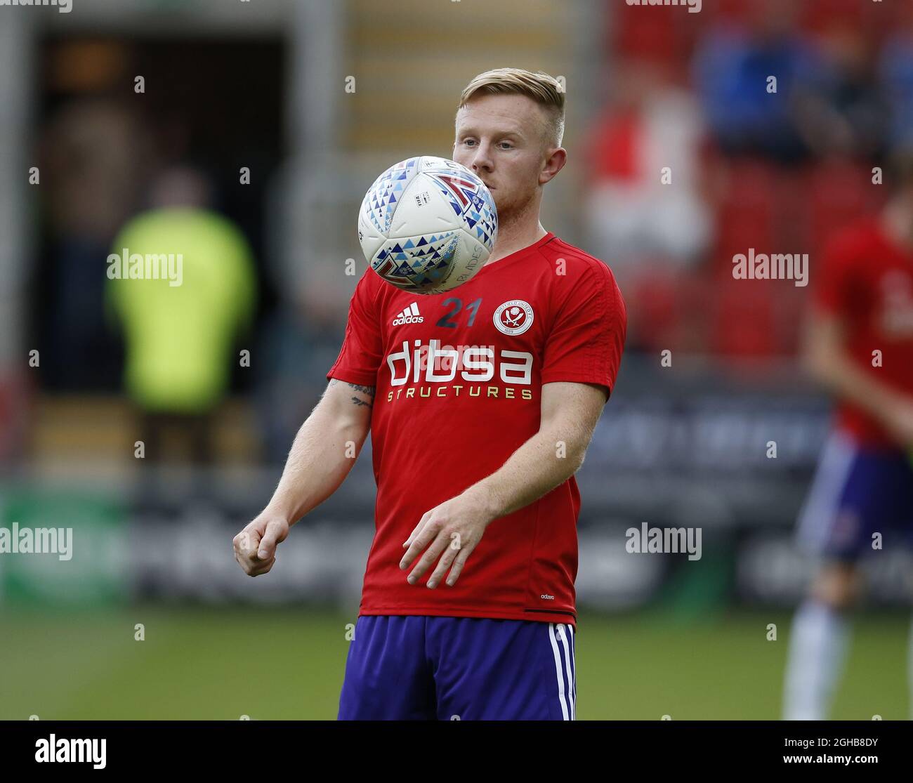 Mark Duffy of Sheffield Utd during the pre season friendly at the ...