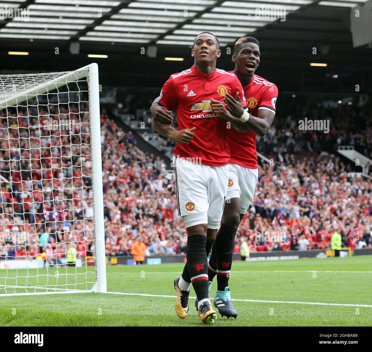 Old trafford goal hi-res stock photography and images - Alamy