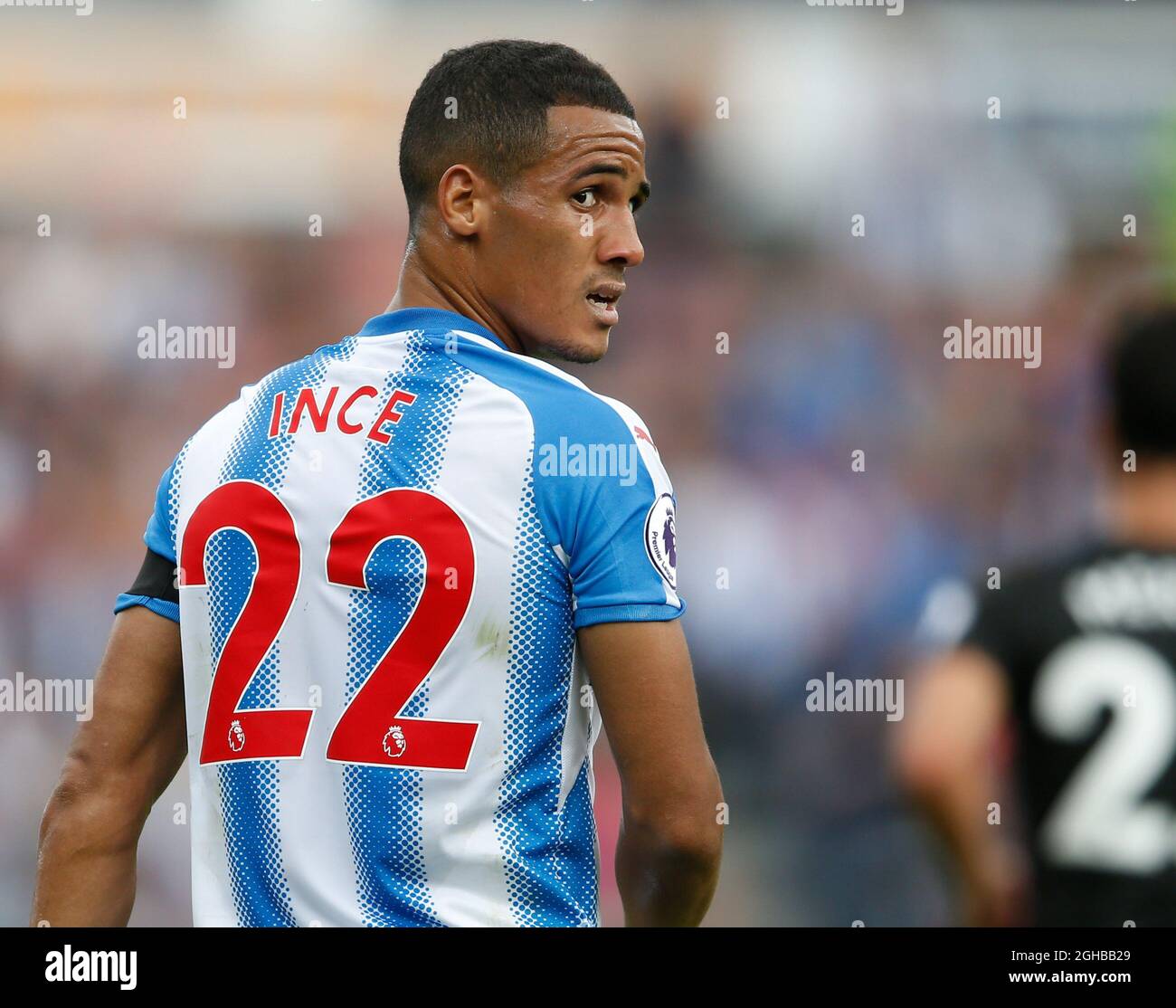 Thomas Ince of Huddersfield Town during the premier league match at the ...
