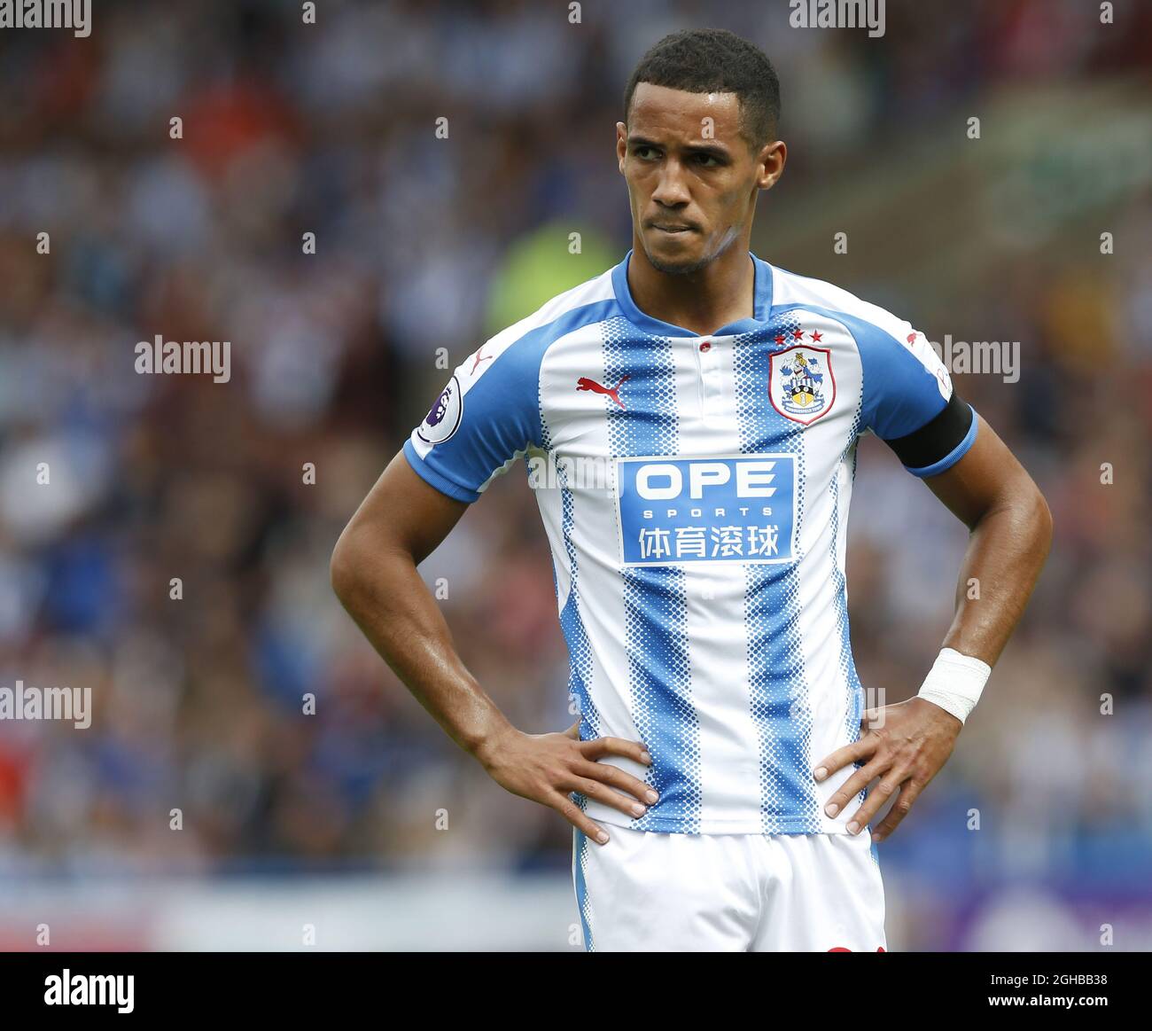 Thomas Ince of Huddersfield Town during the premier league match at the ...