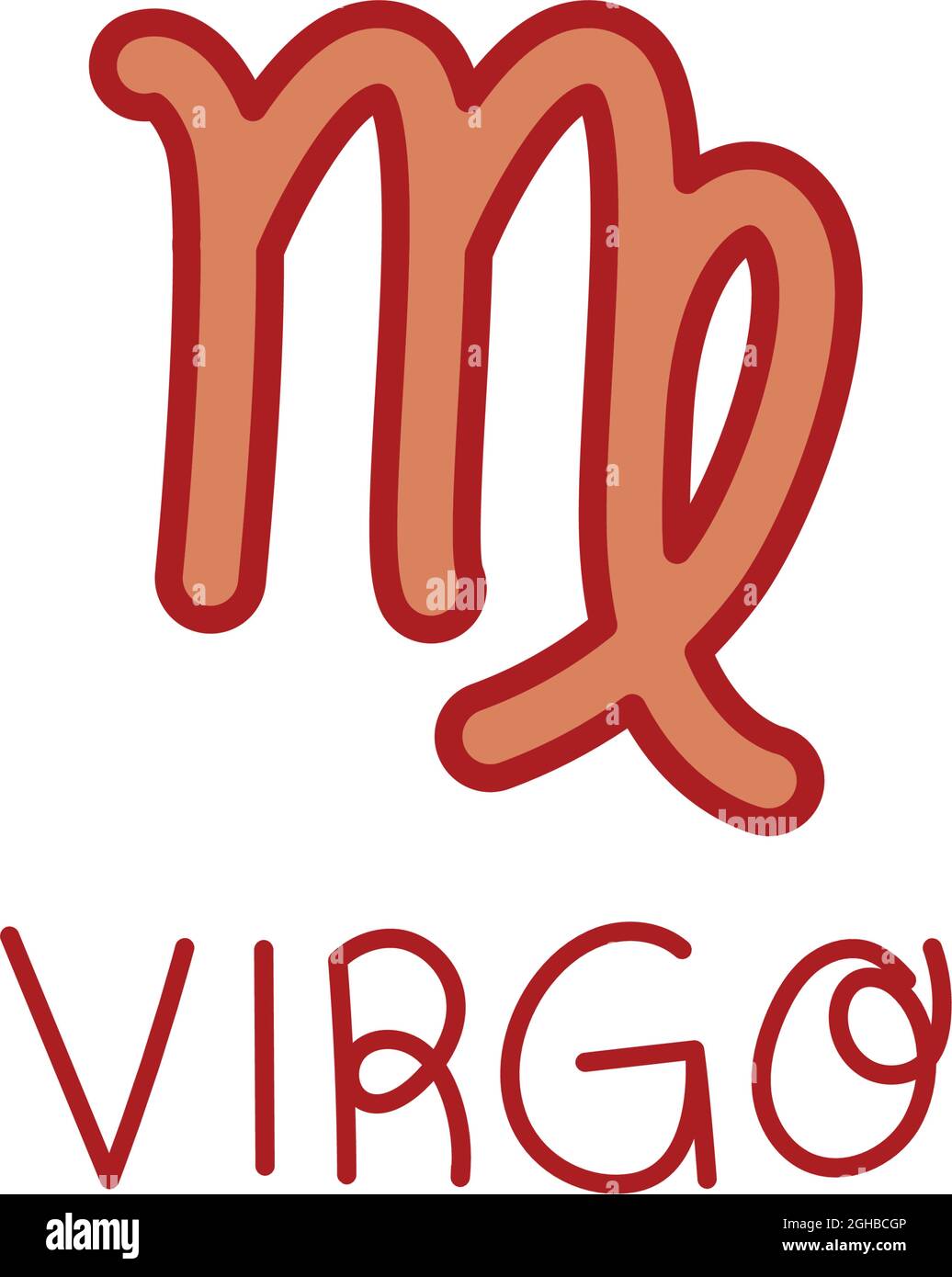 virgo symbol illustration Stock Vector Image & Art - Alamy