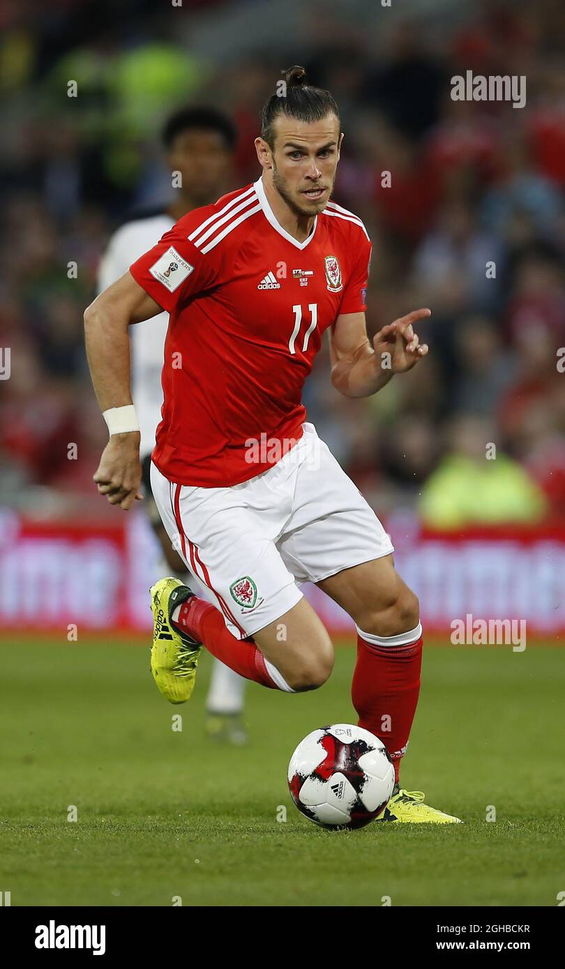 Gareth Bale of Wales during the World Cup Qualifying Group D match at ...