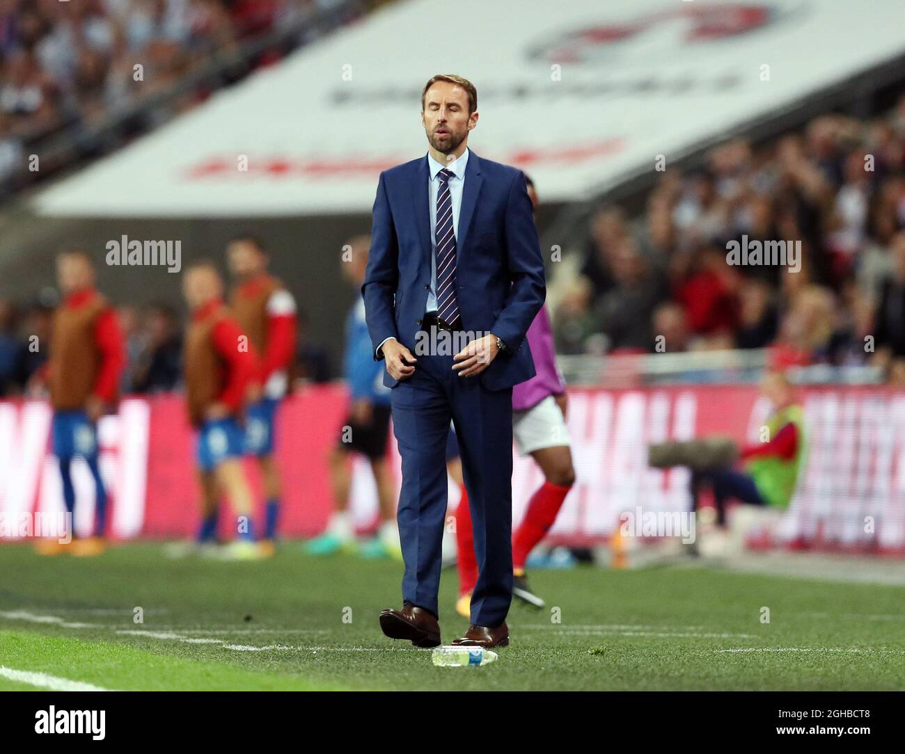 Gareth southgate england dejected hi-res stock photography and images ...