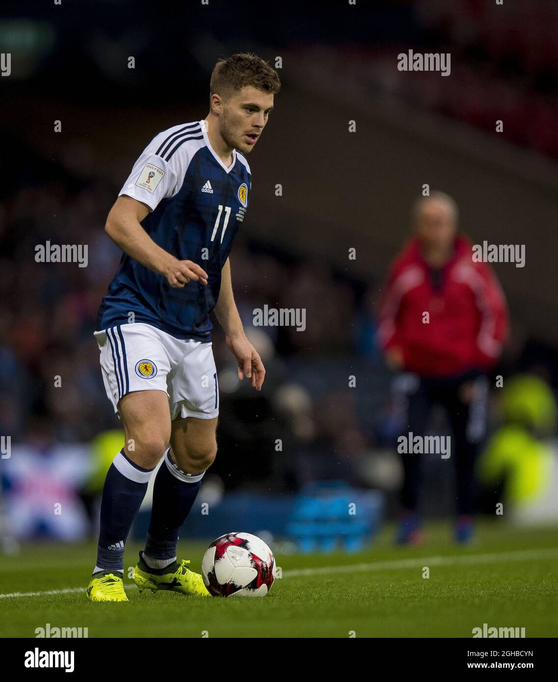 Scotland's James Forrest during the World Cup Qualifying Group F match ...