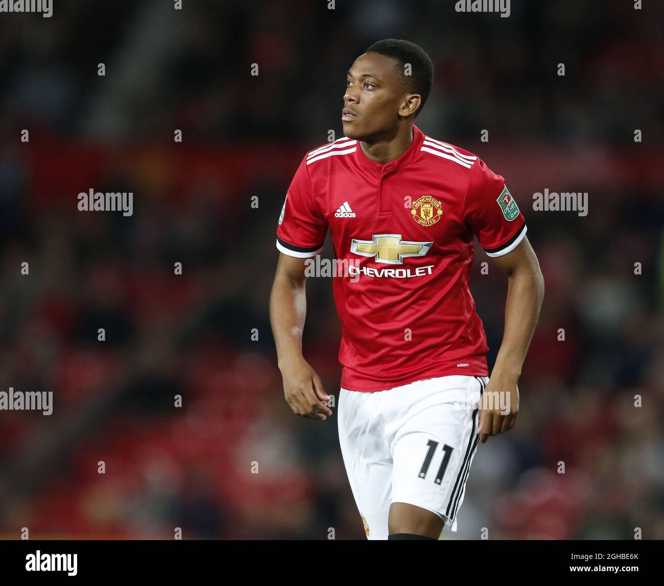 Anthony Martial of Manchester United during the Carabao Cup Third Round ...