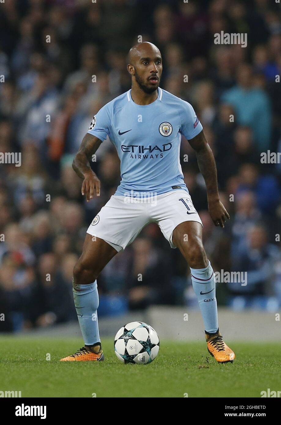 Fabian Delph of Manchester City during the Champions League Group F ...
