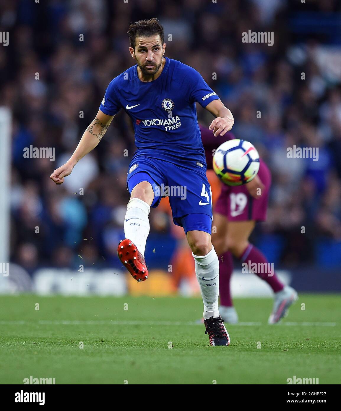 Cesc Fabregas of Chelsea during the premier league match at the ...