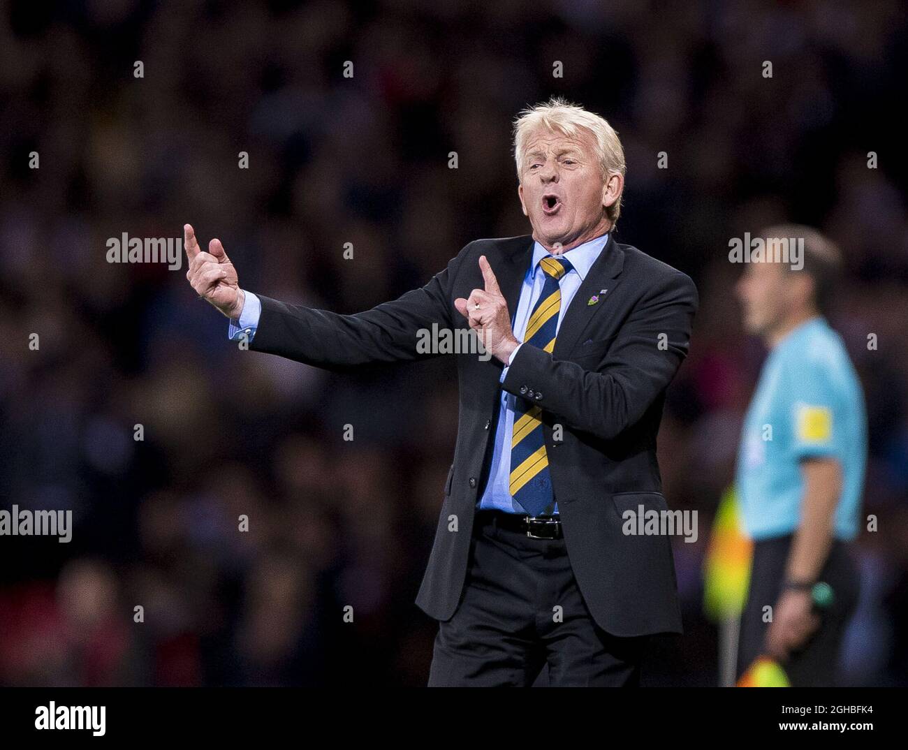 Scotland manager gordon strachan hi-res stock photography and images ...