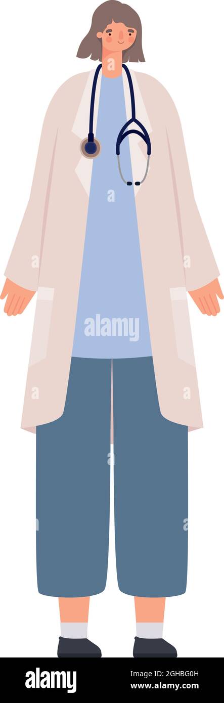 female doctor illustration Stock Vector Image & Art - Alamy