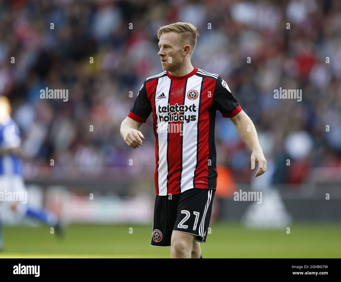 Mark Duffy of Sheffield Utd during the Championship match at Bramall ...