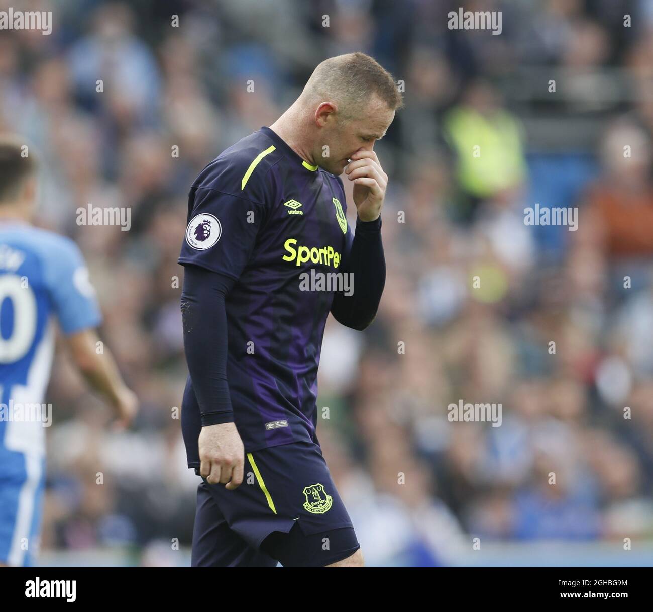 Wayne Rooney of Everton during the premier league match at the American ...