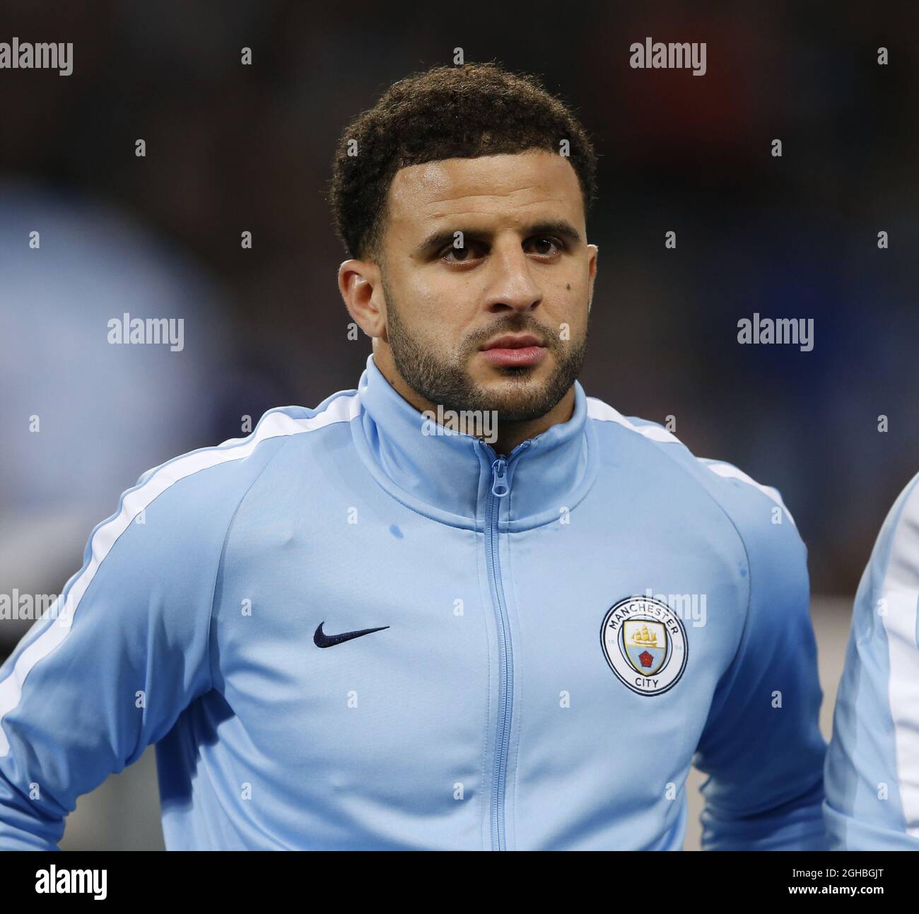 Kyle Walker of Manchester City during the champions league match at the ...
