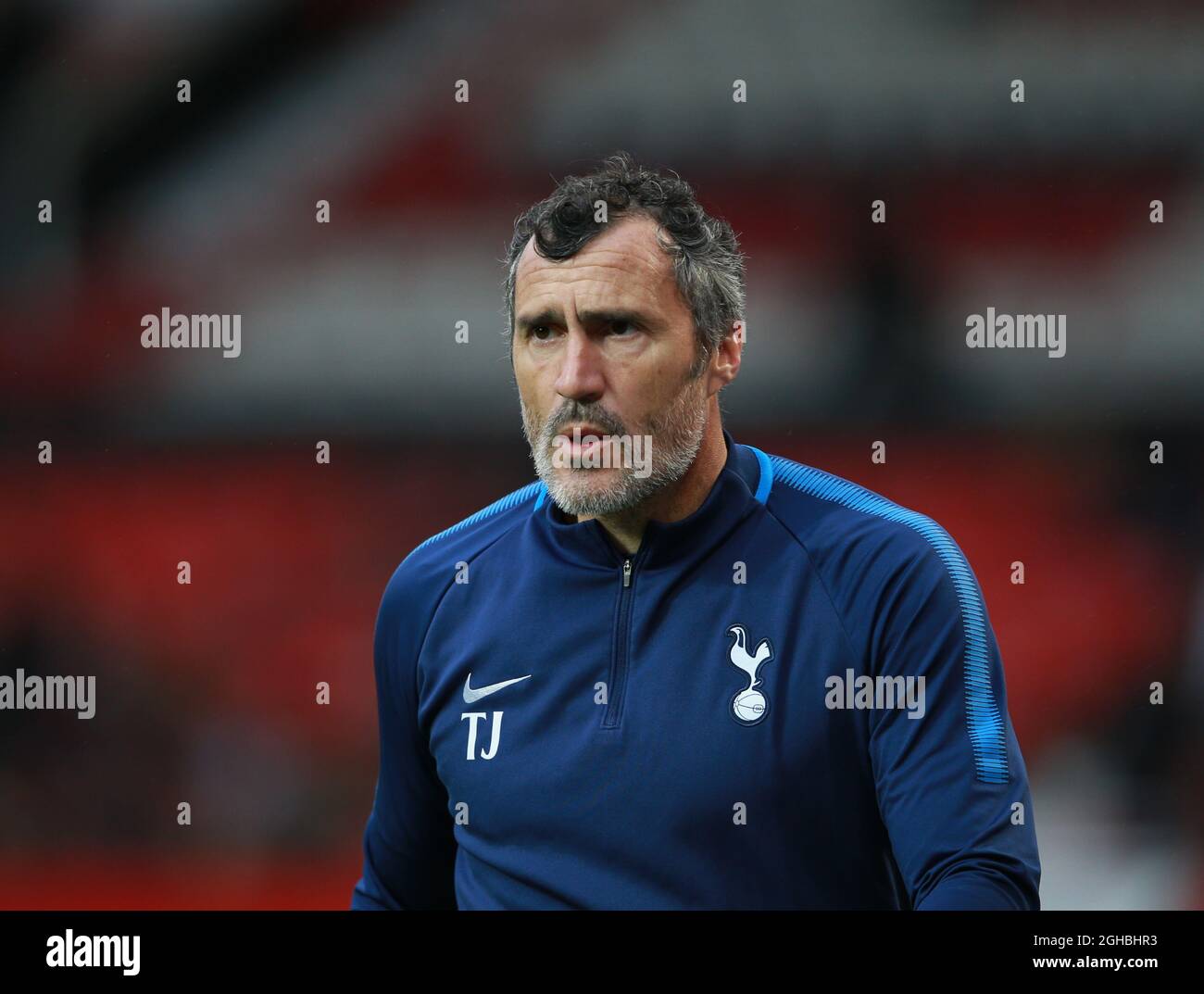 Toni Jimenez Tottenham goalkeeper coach during the premier league match ...