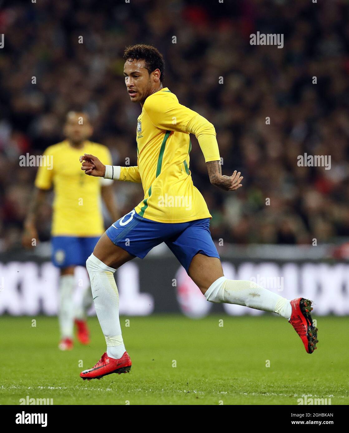 Brazil's Neymar in action during the International friendly match at ...