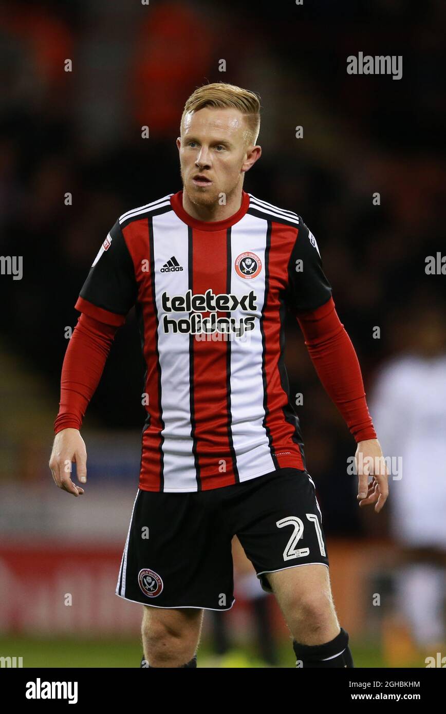 Mark Duffy of Sheffield Utd during the Championship match at Bramall ...