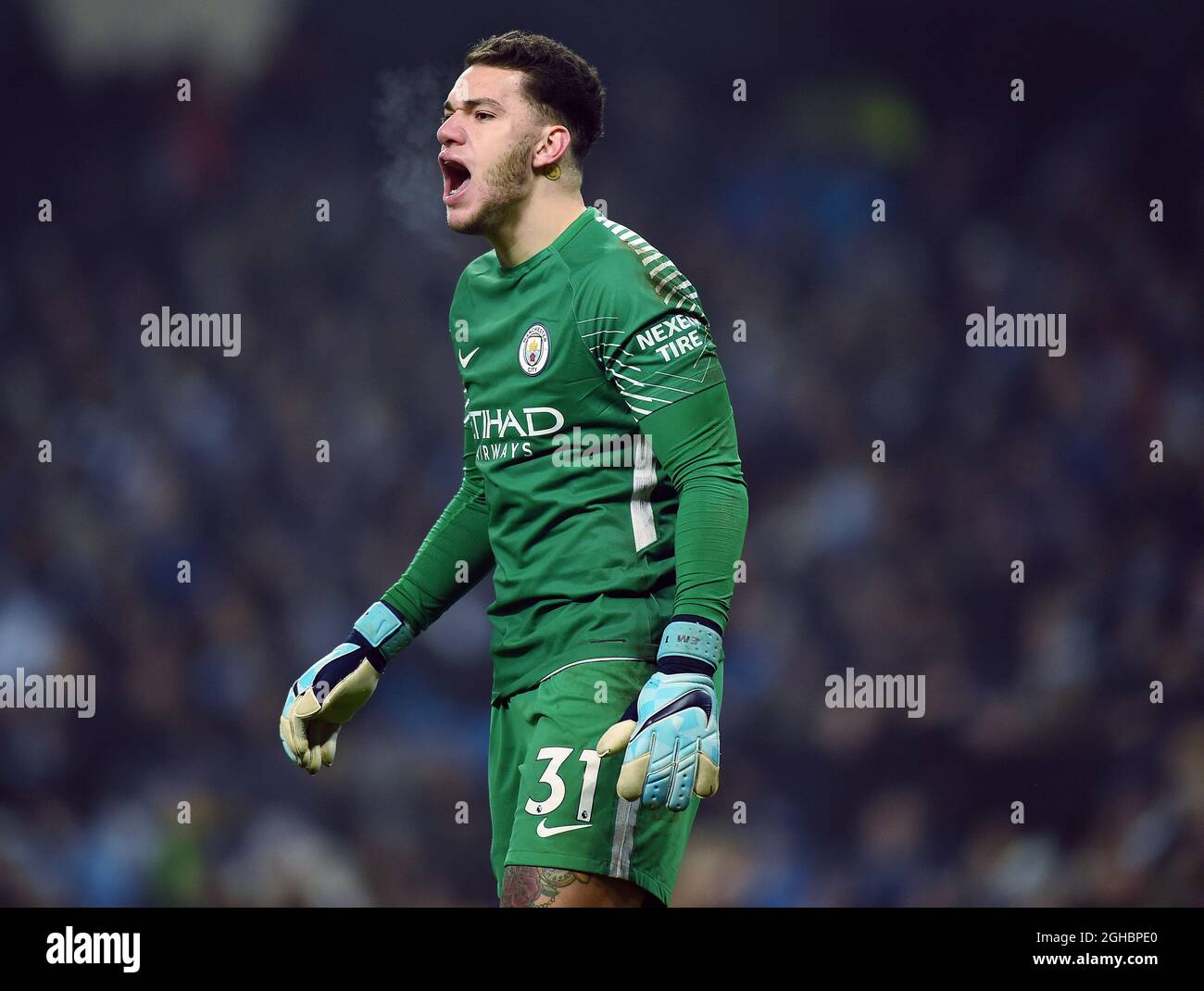 Manchester city goalkeeper ederson hi-res stock photography and images ...