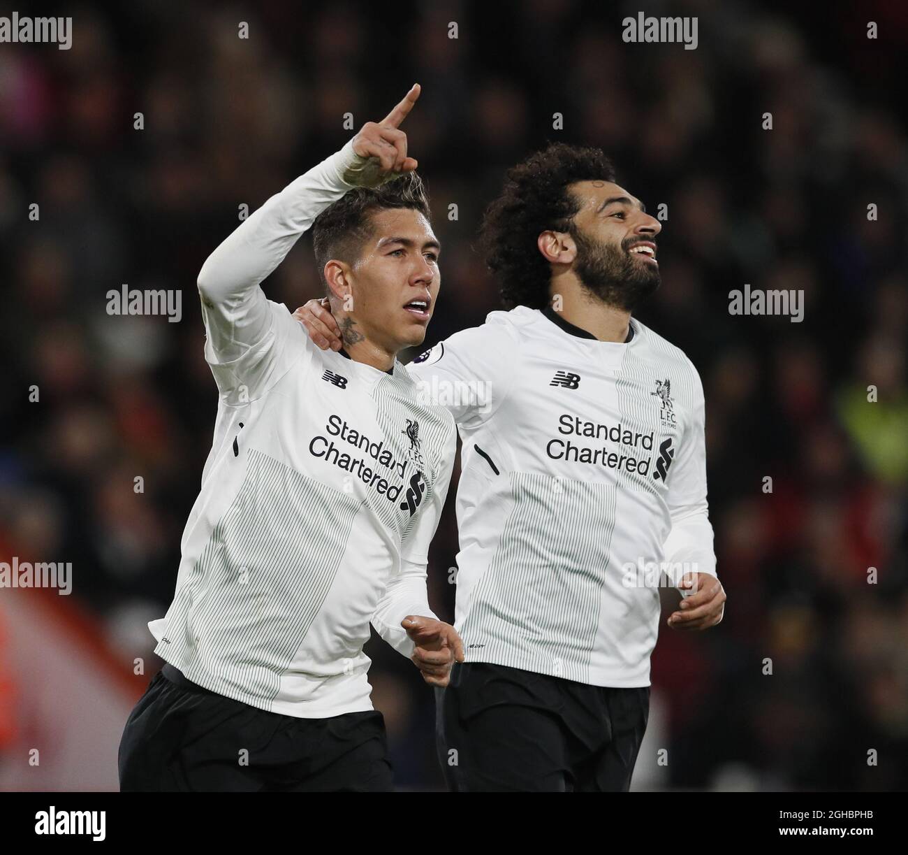 Mohamed salah roberto firmino hi-res stock photography and images - Alamy