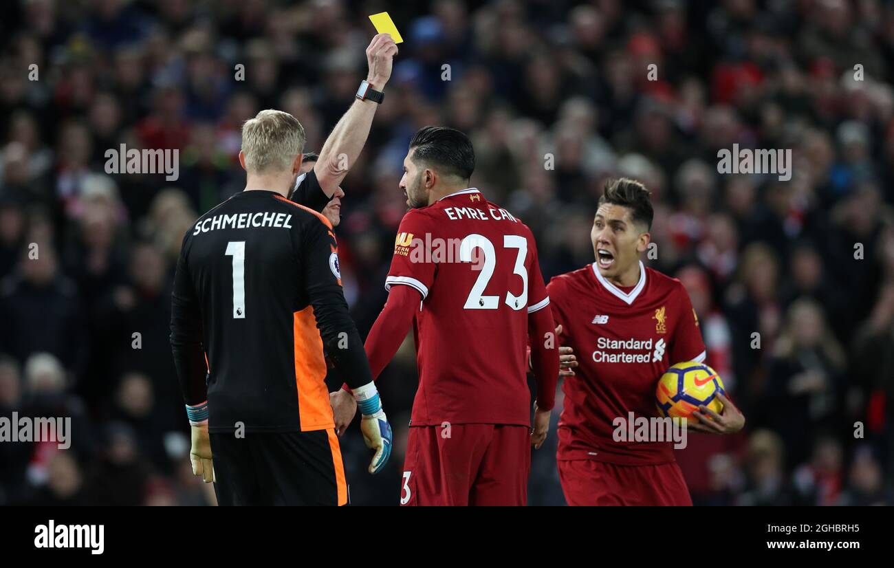 Kasper schmeichel anfield hi-res stock photography and images - Alamy